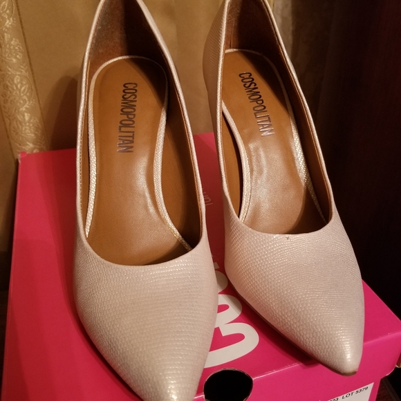 Cosmopolitan | Shoes | Cosmopolitan Pink Simmer Stiletto Heel 7mb ...